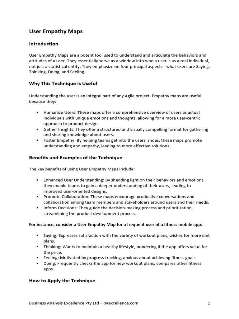 5.1 Study Notes User Empathy Maps v1 | PDF