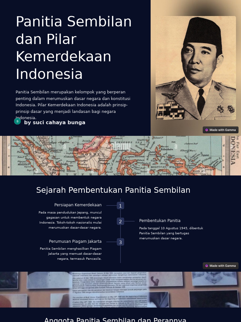 Panitia Sembilan Dan Pilar Kemerdekaan Indonesia | PDF
