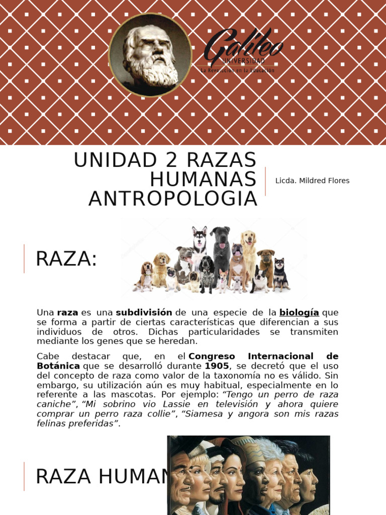 Unidad 2 Razas Humanas Antropologia | PDF