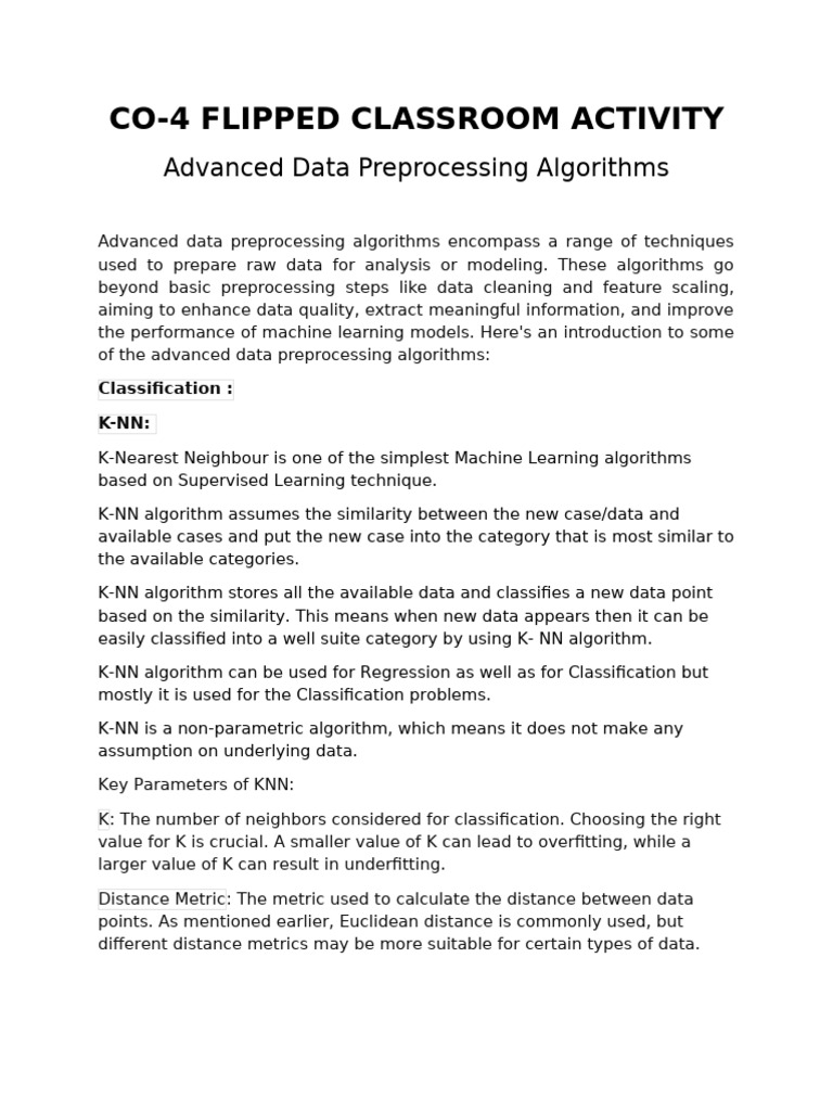 KNN-Kmeans and PCA | PDF
