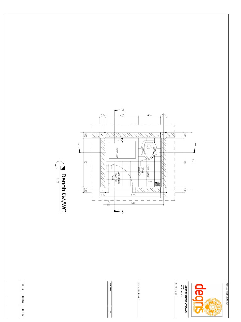 51 Denah Kamar Mandi Dan WC | PDF
