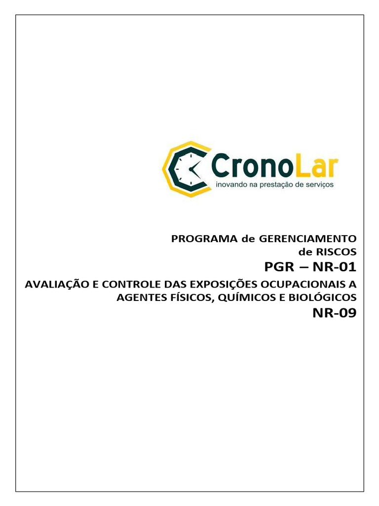 PGR Cronolar - 2024-2025 | PDF