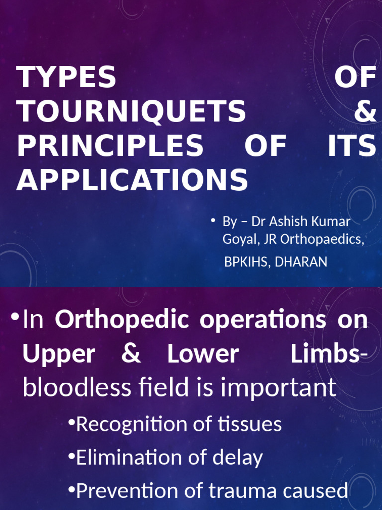 Types of Tourniquets | PDF