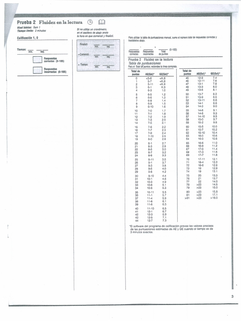 Baremos Bateria III-3 | PDF