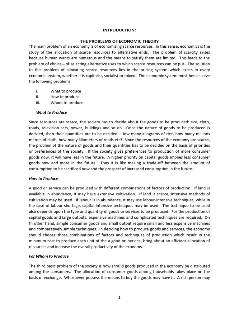 ECO 201 & 202 Note | PDF