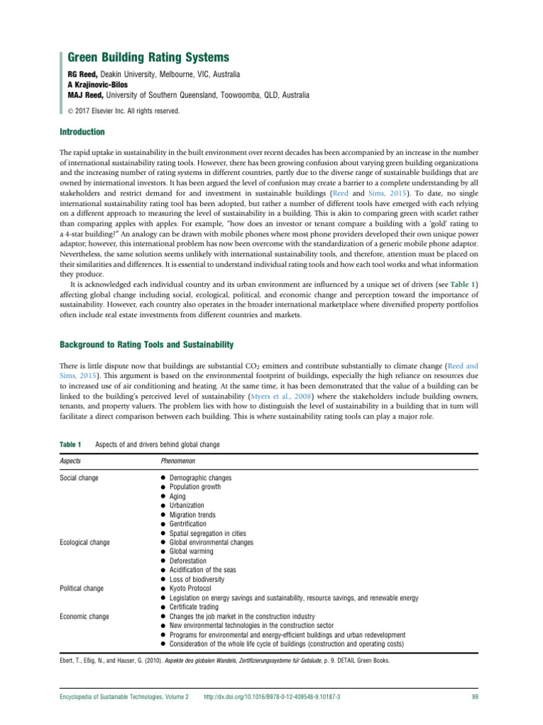 Green Building Rating Systems | PDF