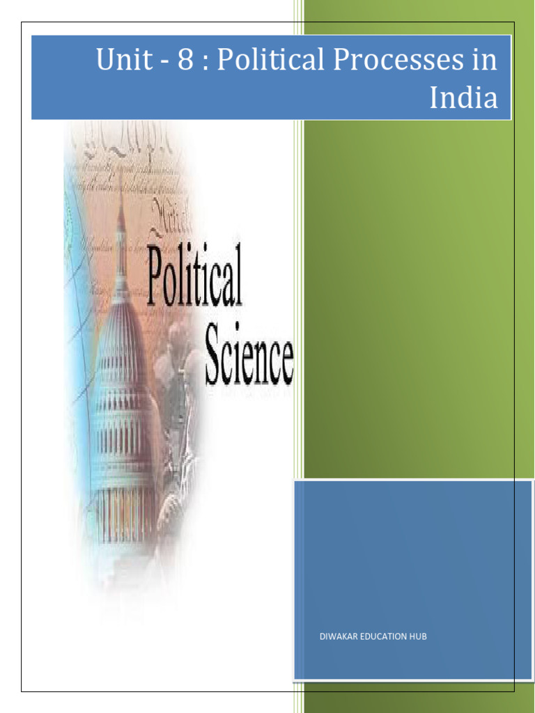 Political Science Complete Unit-8 | PDF