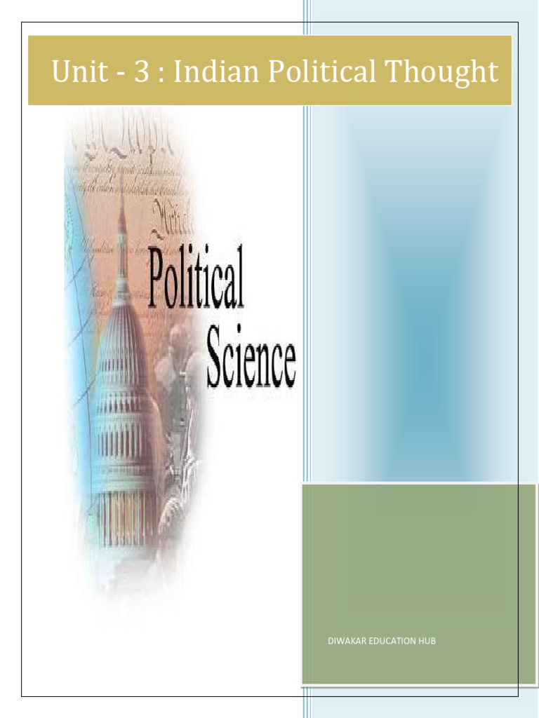 Political Science Complete Unit-3 | PDF