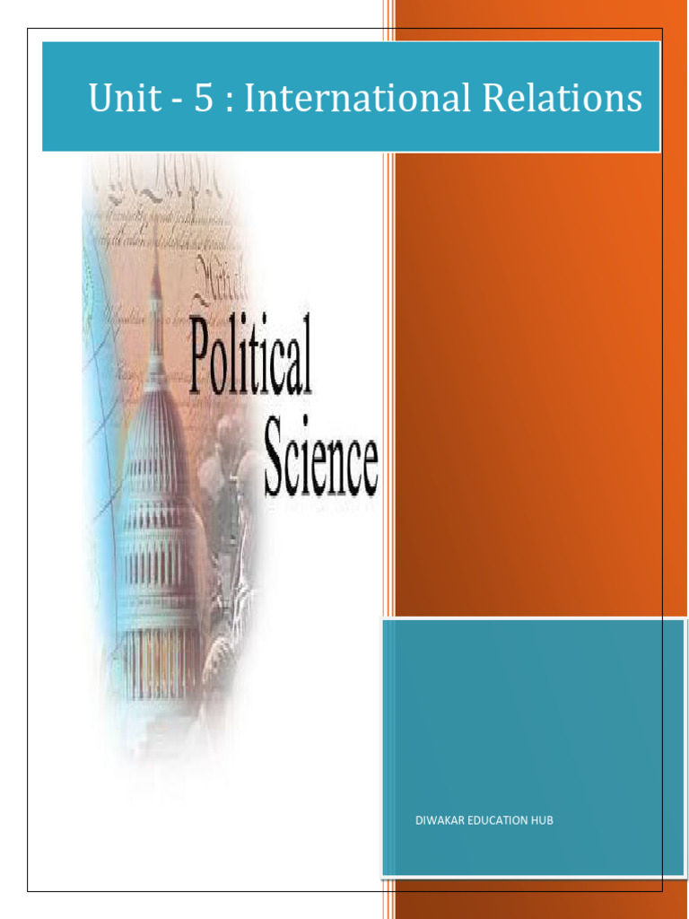 Political Science Complete Unit-5 | PDF