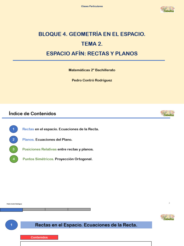 Presentacion EspacioAfin 2bach Alumnos | PDF