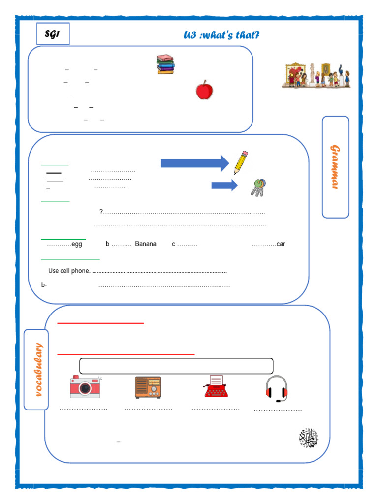 Revision SG1 U3 ET Asma | PDF