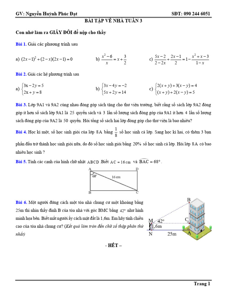 PDF t3 BTVN Giaihpt Toan Thuc Te | PDF
