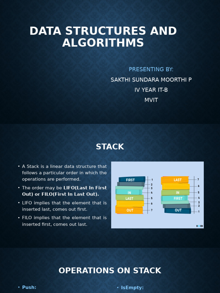 Data Structures and Algorithms: Presenting by | PDF