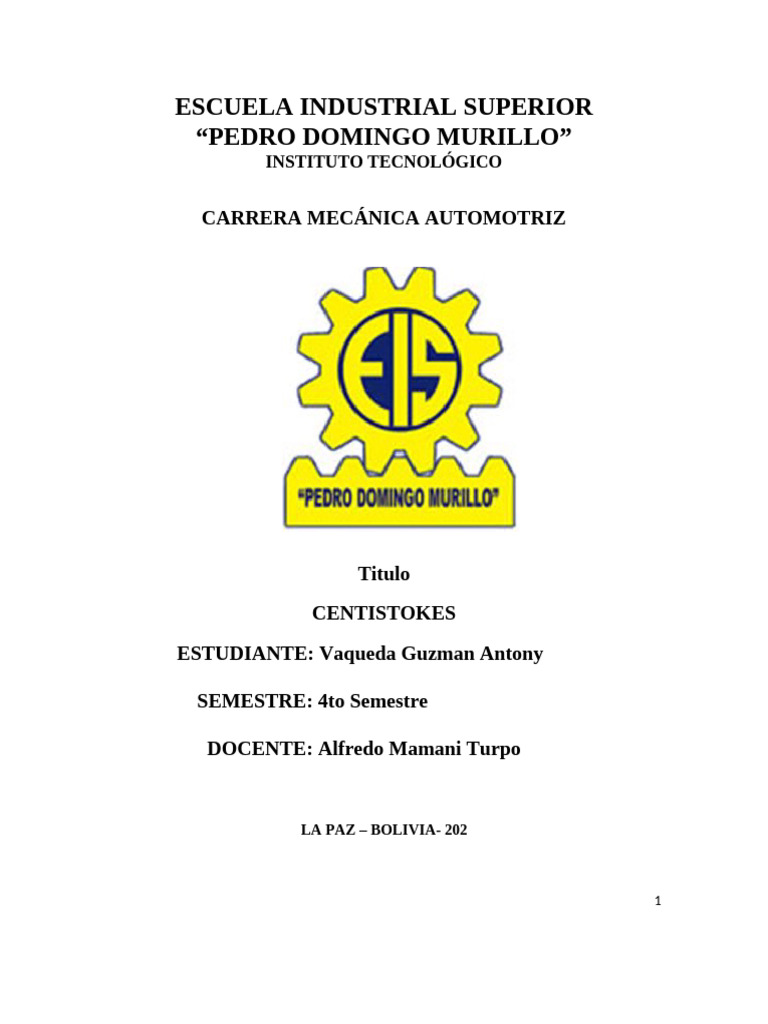 Centistokes | PDF