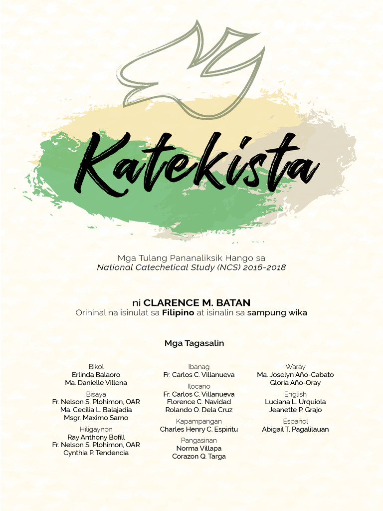 Katekista Mga Tulang Pananaliksik (Filipino) | PDF