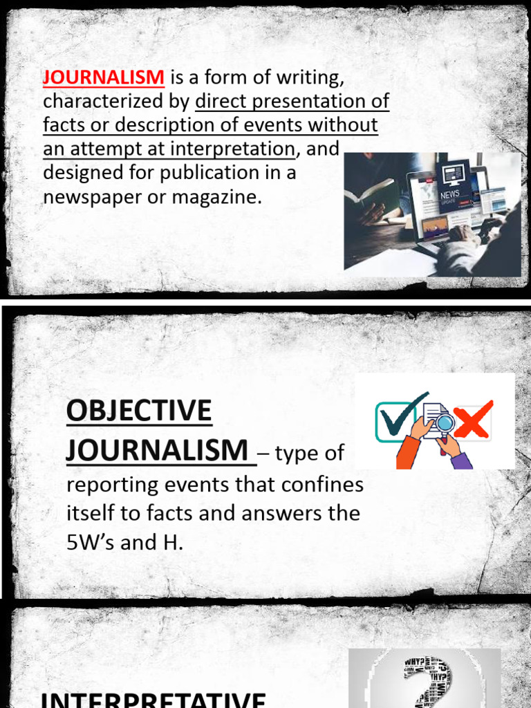 Forms of Journalism | PDF