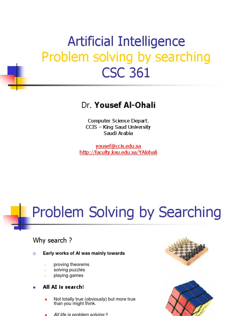 Problem Formulation | Artificial Intelligence | Technology | Free 30 ...