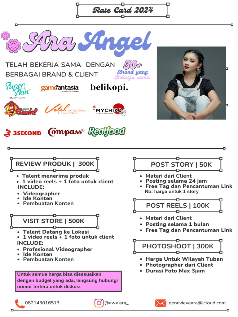 Rate Card Awx - Ara - 2024 | PDF