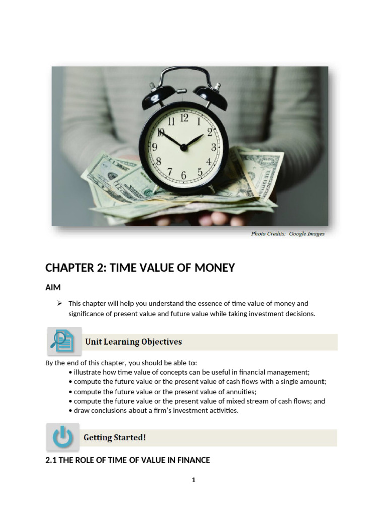Chapter 2 Time Value of Money | PDF