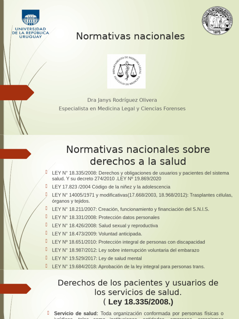 Normativas Nacionales | PDF Normativas Nacionales | PDF
