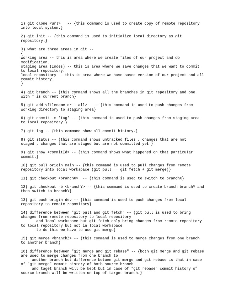 All Git Concepts | PDF