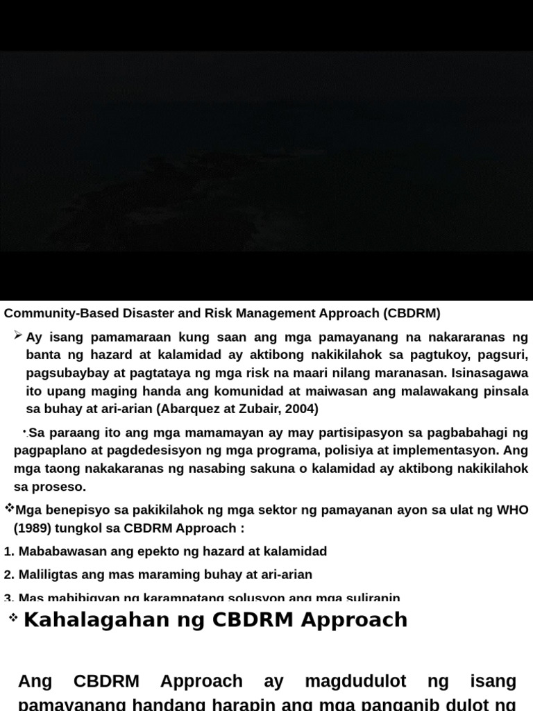 CBDRRM Approach Edit | PDF | Emergency Services | Civil Defense