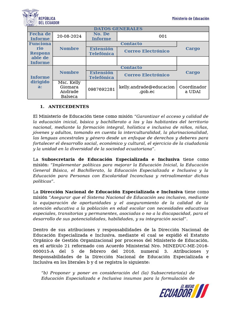 Informe de Gestión Dpai 2023 2024 | PDF