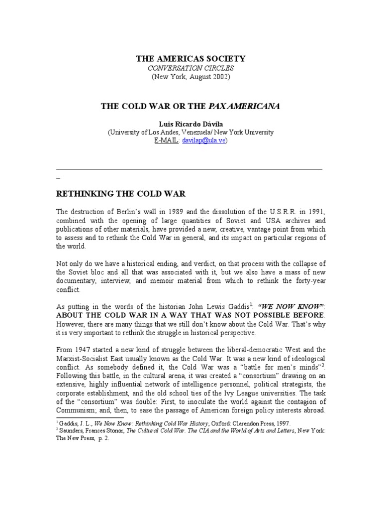 Cold War | PDF | Cold War | Soviet Union