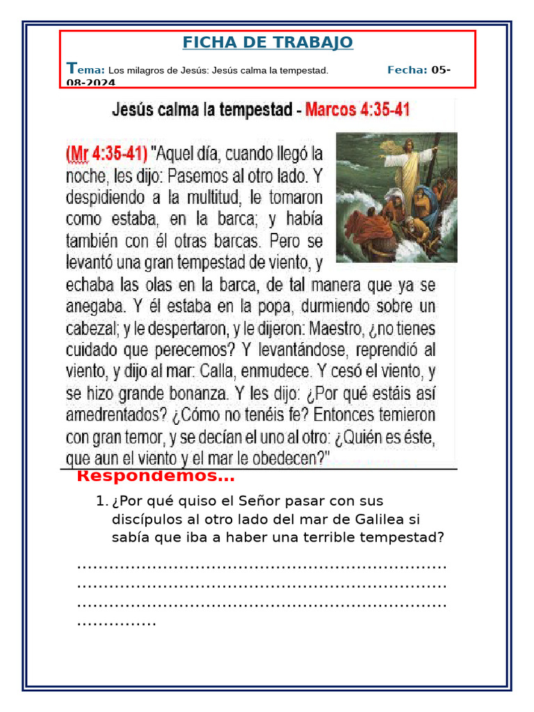 07-08 Ficha de Religion | PDF