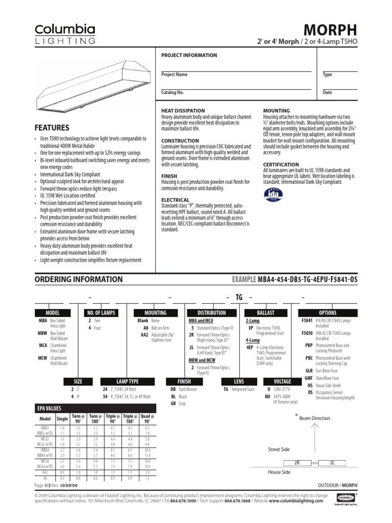 Morph EXTERIOR FLUORESCENTE | PDF