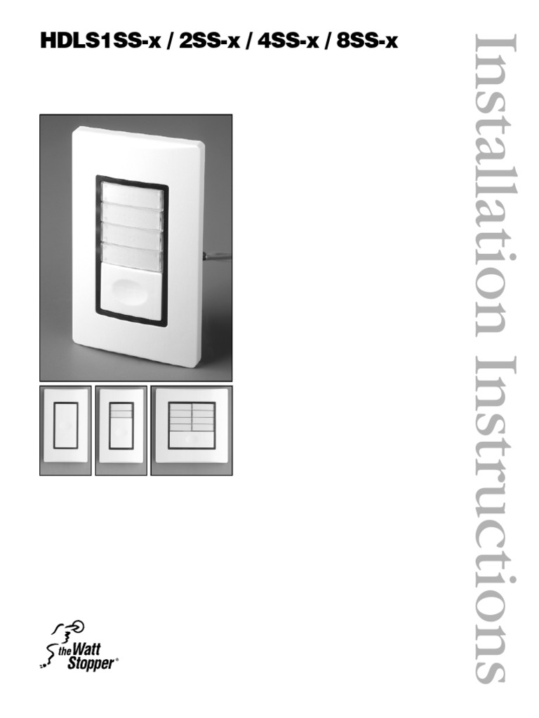 Switch Remoto para Panel Watt Stopper | PDF