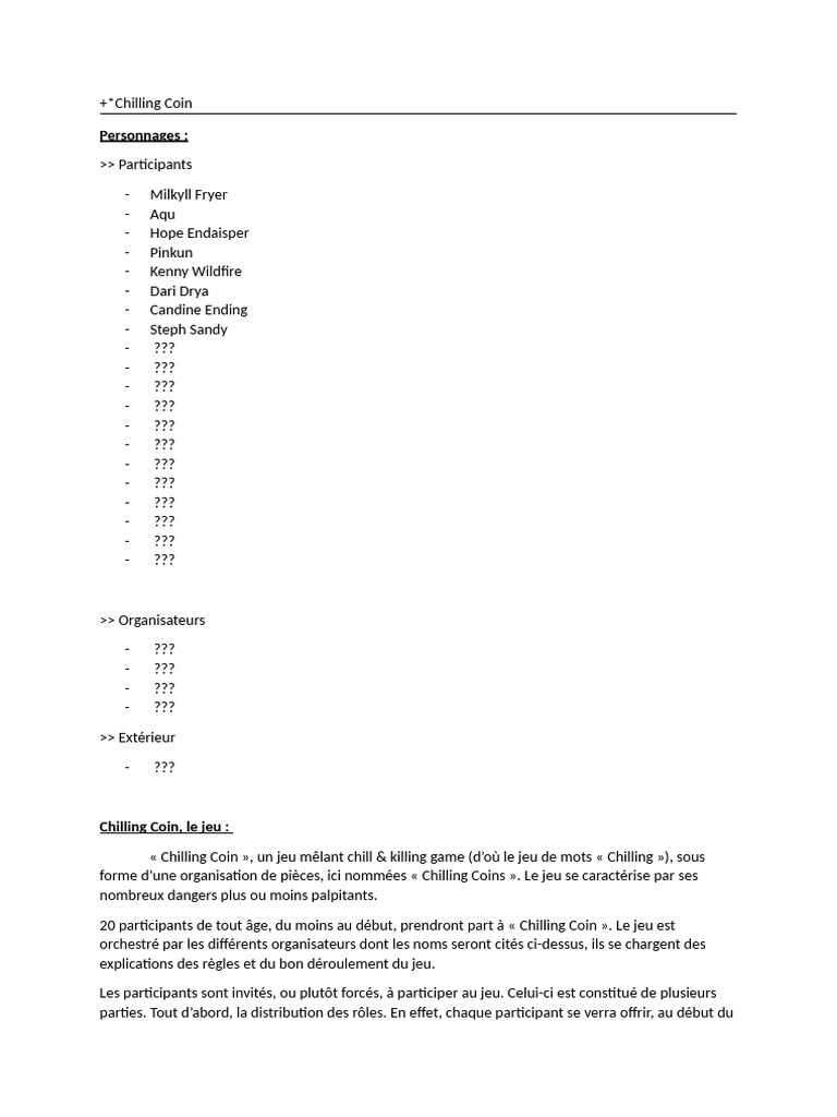 Chilling Coin Script | PDF