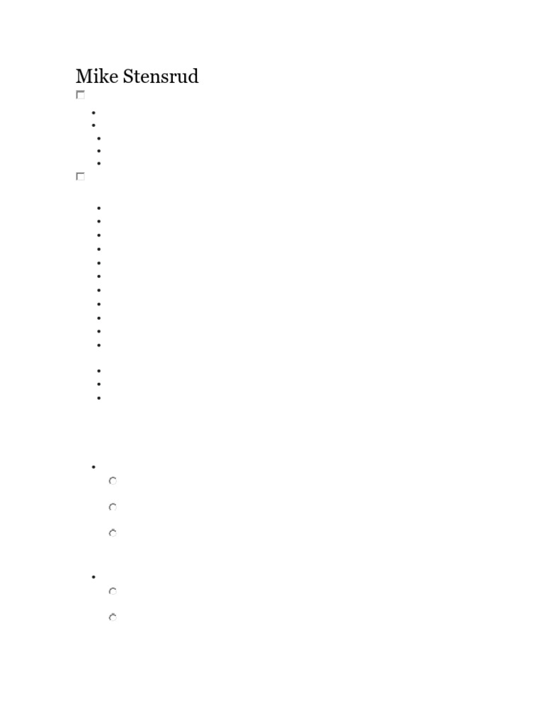 Mike Stensrud | PDF