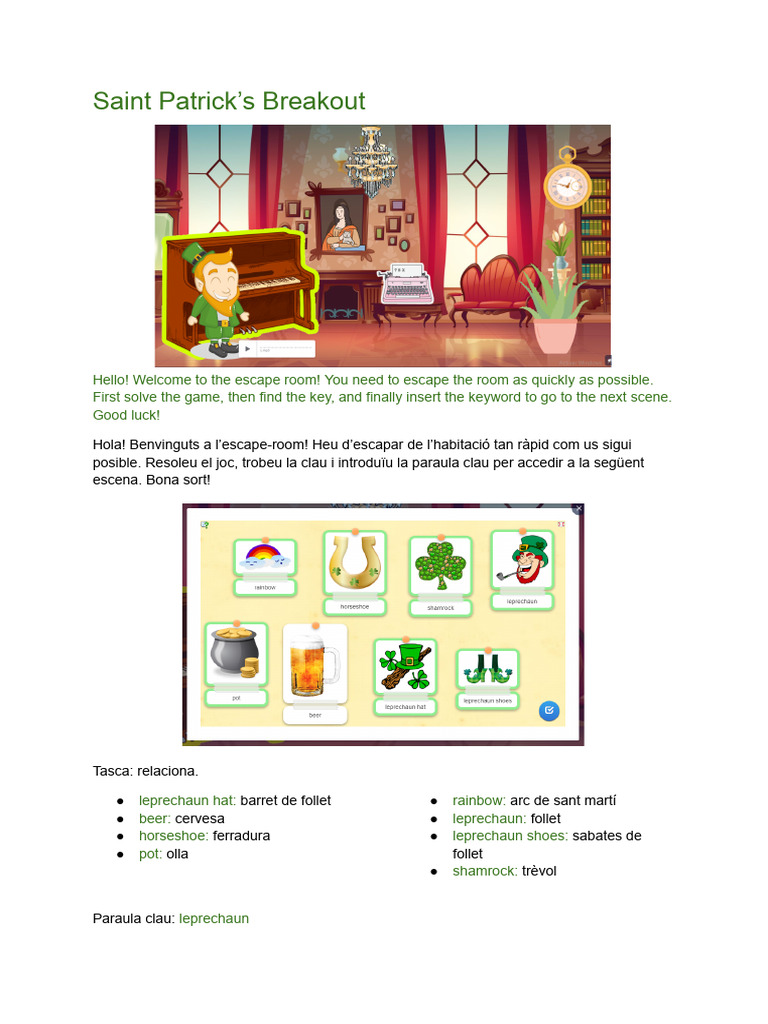 Breakout Saint Patrick | PDF