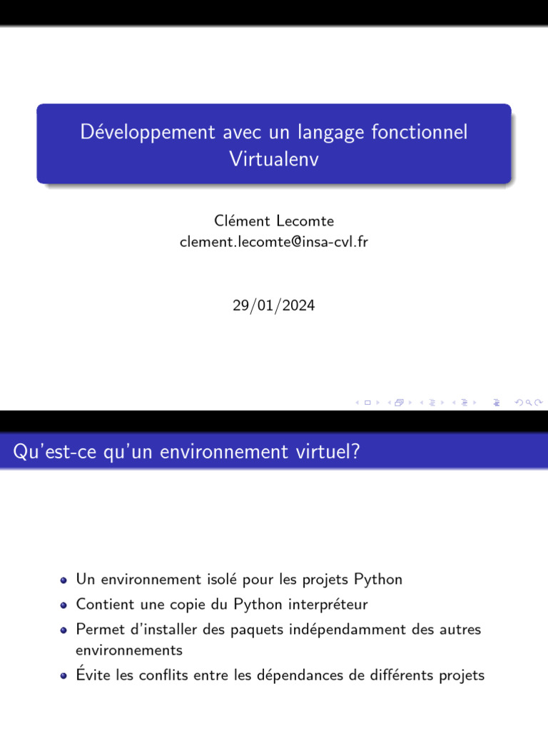 Cours Python Beamer | PDF