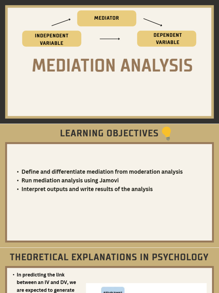 Chapter 11 - Mediation Analysis and Moderation Analysis | PDF