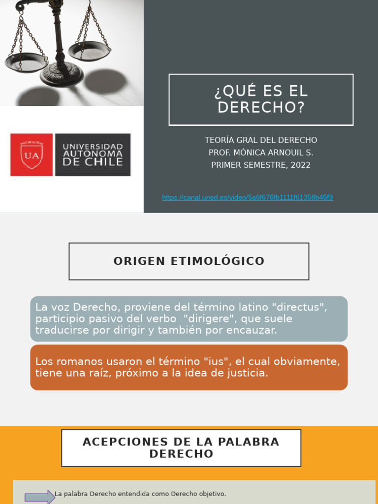 1º Clase Definición Del Derecho | PDF