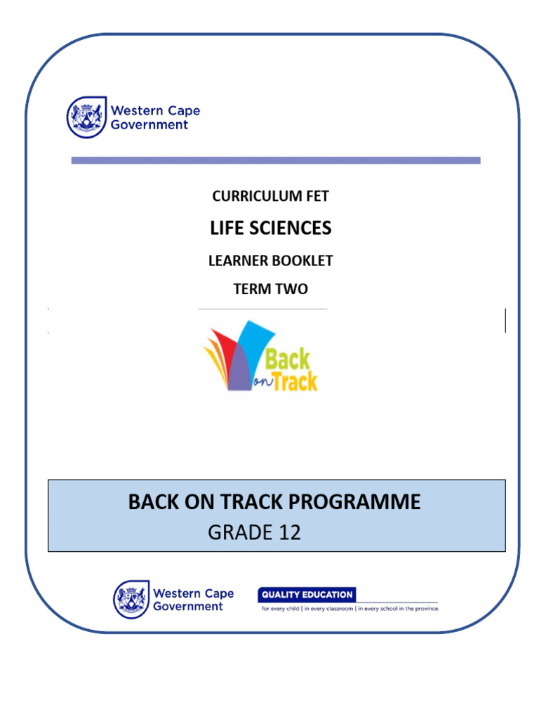 Grade 12 Life Sciences Curriculum Guide | PDF | Human Reproduction | Law