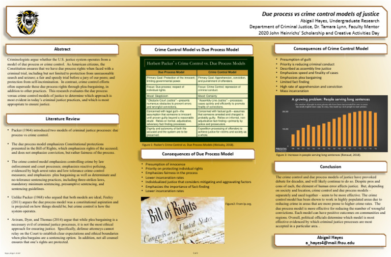 Due Process Vs Crime Control Models of Justice | PDF