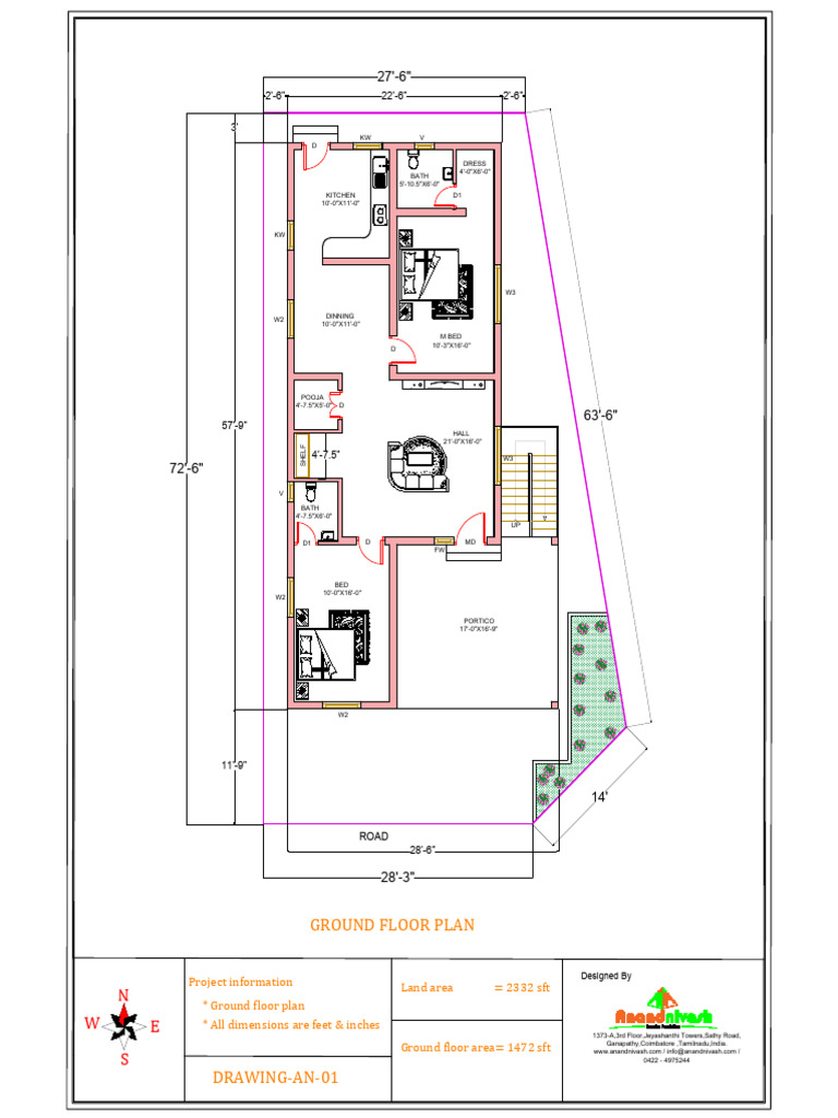 Ground Floor Plan 4 | PDF