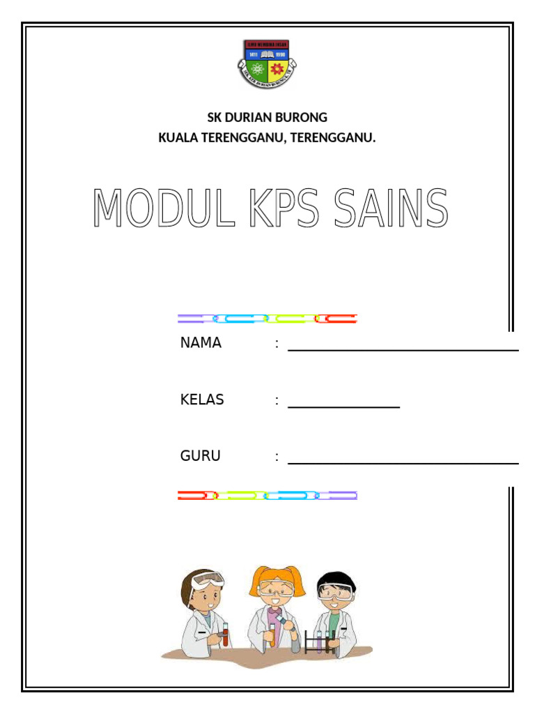 COVER Modul SAINS KPS | PDF