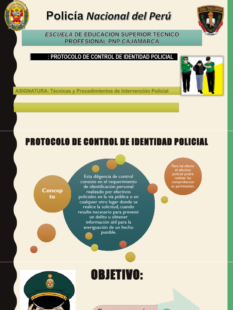 Protocolo de Control de Identidad Policial | PDF