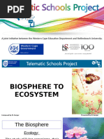Biosphere To Ecosystem Grade 10 Life Sciences | PDF | Food Web | Soil