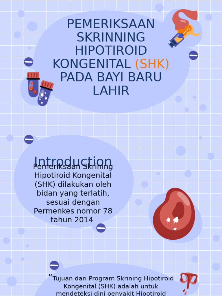 Pemeriksaan Skrinning Hipotiroid Kongenital (SHK) Pada Bayi Baru Lahir | PDF
