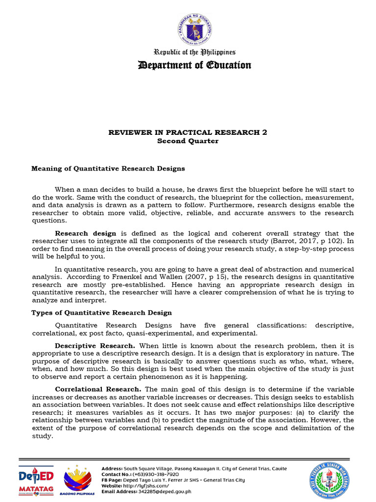 REVIEWER PR 2 2ND QUARTER | PDF