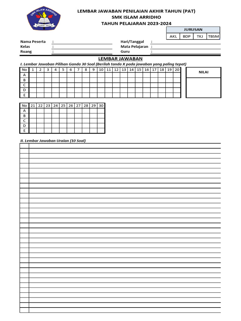 LJK Pat SMK 2024 | PDF