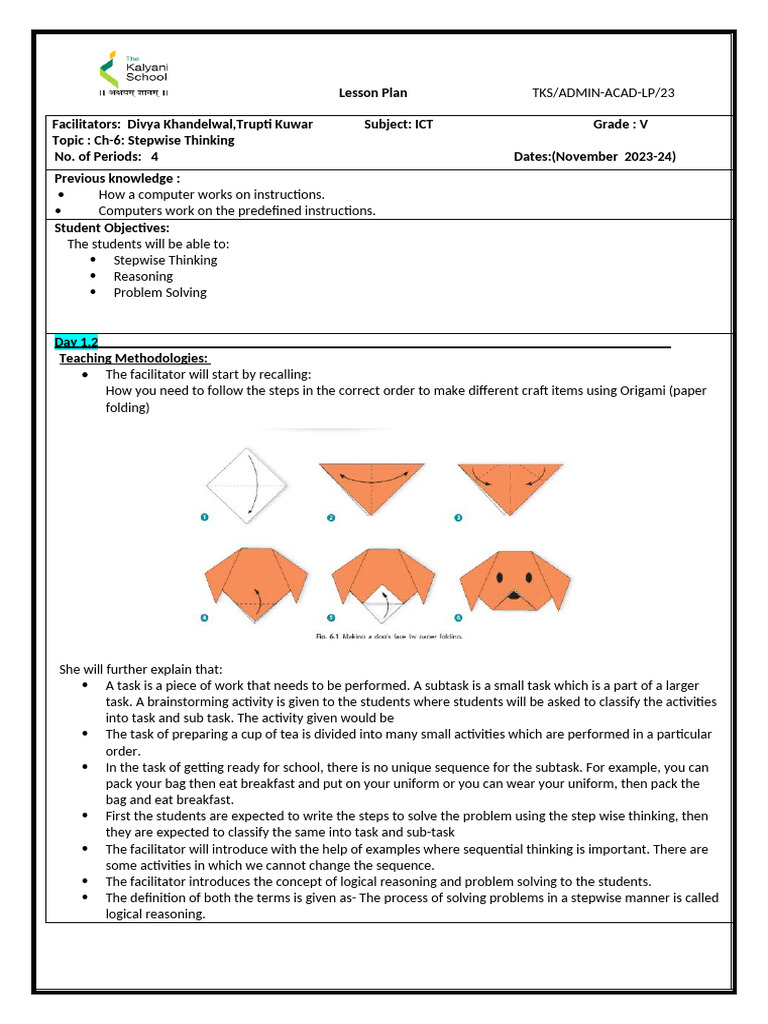 Ch6 Stepwise Thinking | PDF