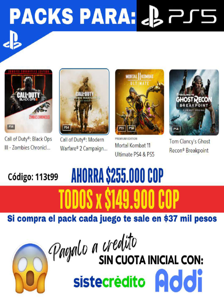 Pack PS5 Actualizado | PDF