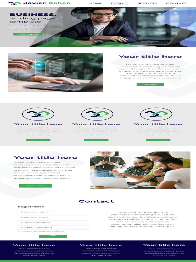 Landing Page | PDF