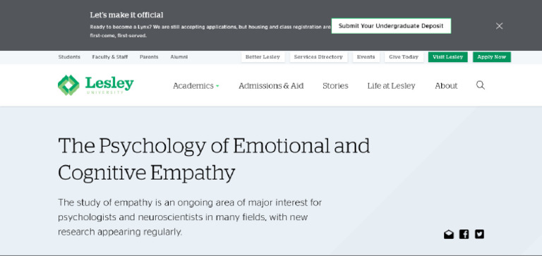 303 - The Psychology of Emotional and Cognitive Empathy - Lesley ...